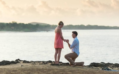 Sunrise Cliff Proposal in Maui, Hawaii | Josh + Delanie - Engaged on ...