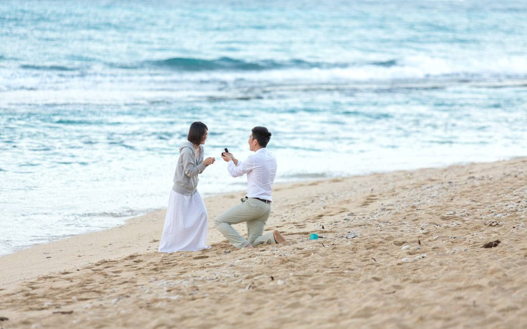 Sunrise Proposal on the North Shore | Qin + Yun - Engaged on Maui ...